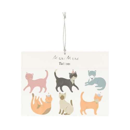 Meri Meri Cat Tattoos – Lolli and Confetti Party Shop