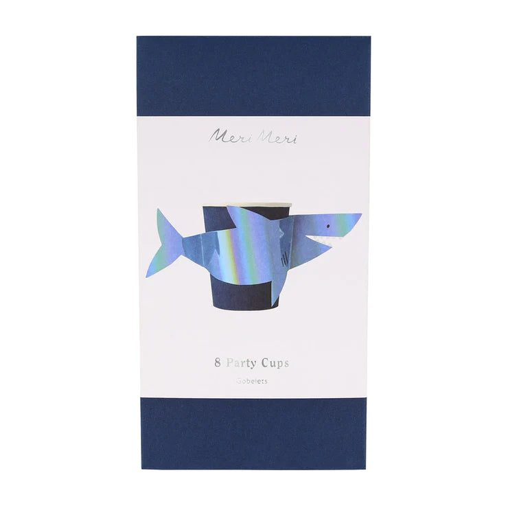 Meri Meri Shark Cups – Lolli and Confetti Party Shop